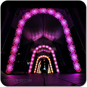 Buy 3d Outdoor Large Arch Led Christmas Lighting from Shenzhen Toprex ...