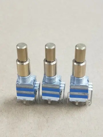 Buy 9mm Dual Concentric Shaft Rotary Potentiometer With Push Switch ...