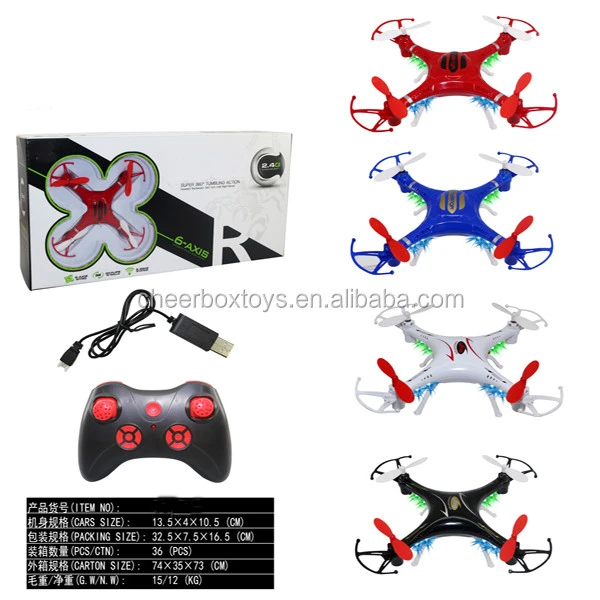 Buy Air Gyroscope 13.5cm 4 Axis Mini Size Rc Aircraft With Functions ...