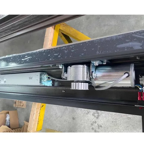 Buy Aluminium Automatic Sensor Sliding Door Double Glass Modern Hotel ...