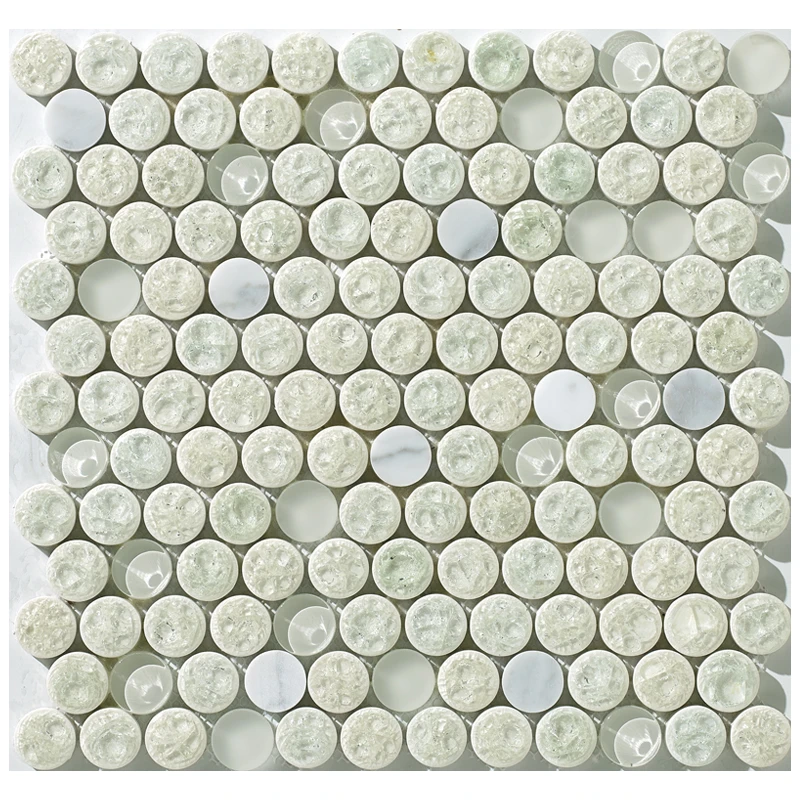 Buy Ceramic Penny Round Mosaic Tiles from Beijing Hongxing Huatai ...