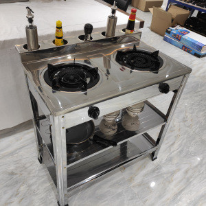 Buy Commercial Gas Stove Standing Gas Cooker Turbo Twister Flame Big ...