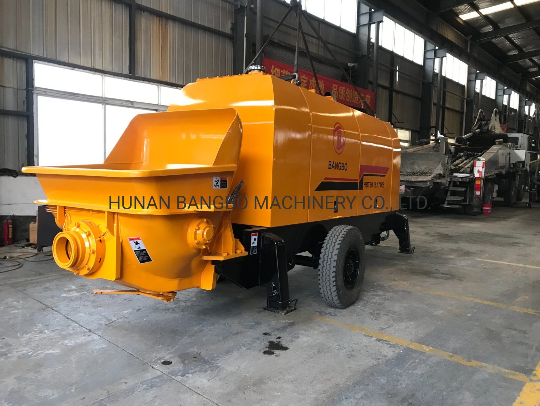 Buy Construction Machinery Portable Stationary Concrete Pump Diesel ...
