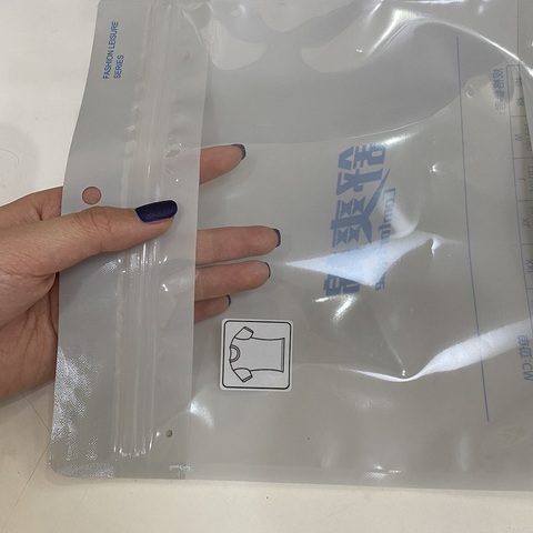 Buy Cpp Pet Material Zipper Cloth Packaging T-shirt Bag from Wenzhou ...