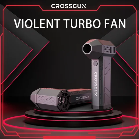 Buy Crossgun Mini Air Cannon 130000rpm Portable Hand Held Mini Fan Jet ...