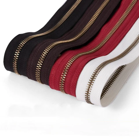 Buy Custom Cerniere Lampo Brass Zipper Jacket Rollo Close-end ...