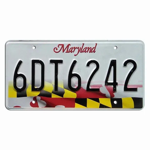 Buy Custom Design Usa Size Metal Car Plates Embossed Aluminum Car ...