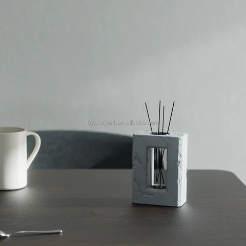 Buy Custom Eco Aroma Reed Diffuser Essential Oil Luxury Cement Concrete ...