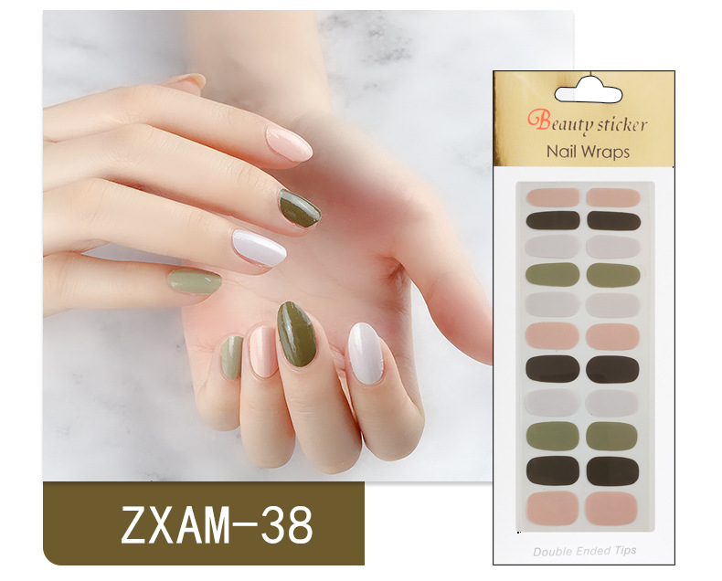 Buy Custom Logo 11 Color Nail Stickers Factory Sell Nail Tips ...