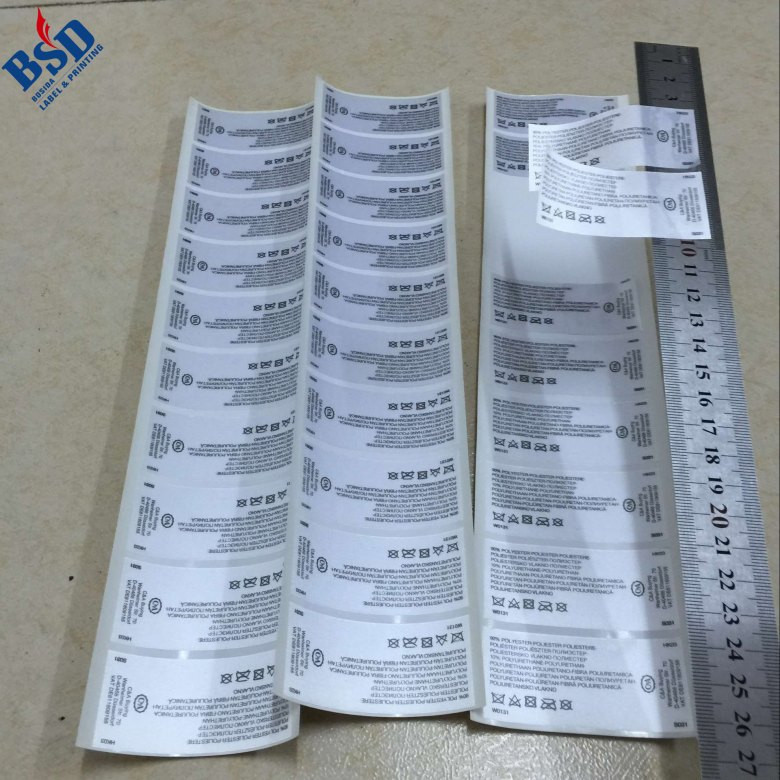 Buy Custom Self Adhesive Fabric Sticker Label And Strong Adhesive ...
