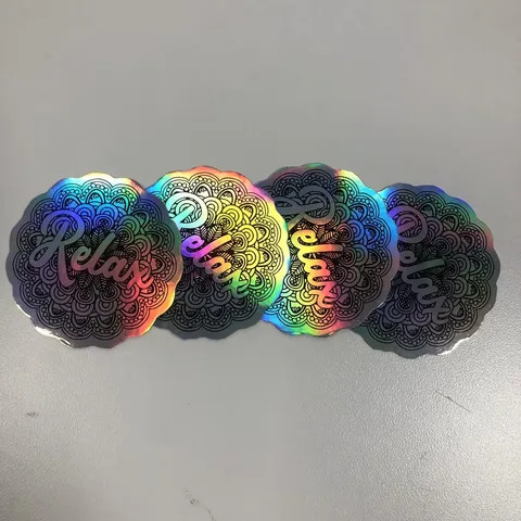 Buy Custom Stickers Label Holographic Uv Printing Sticker Sheet Self ...