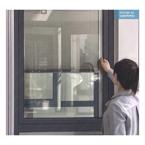 Buy Derad Thermally Broken Open Outward Windows Blinds Between The ...