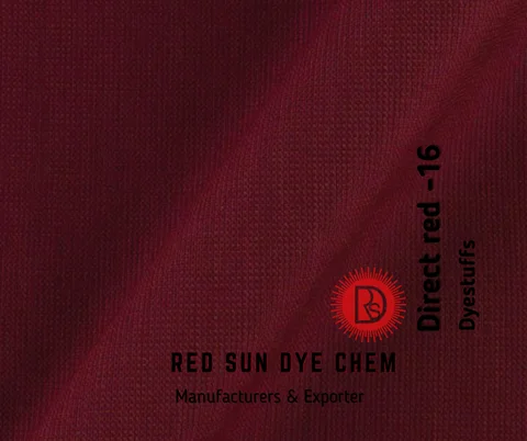 Buy Direct Red 16 Red Sun Dye Chem Manufacturers And Exporter Dyestuffs ...