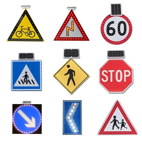 Buy Flashing Crosswalk With Lights Illuminated Traffic Warning Sign 24 ...