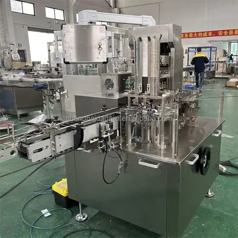 Buy Fully Automatic Small Round Bottle Box Cartoning Folding Machine ...
