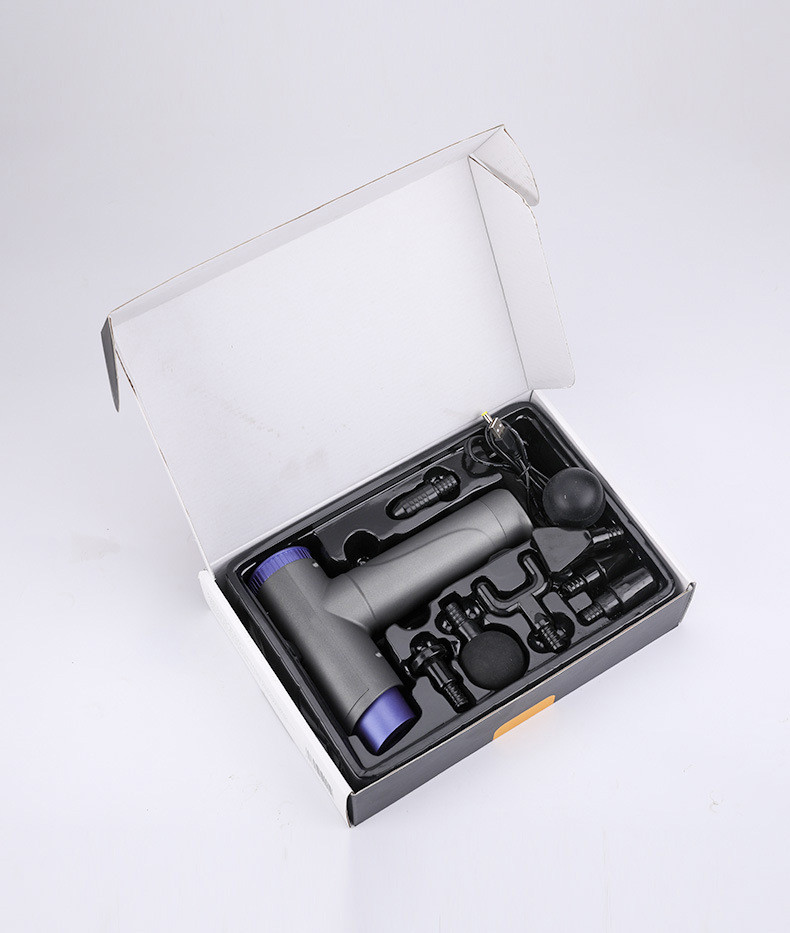 Buy Handheld Cordless Deep Tissue Fascia Gun Machine Vibration Therapy ...
