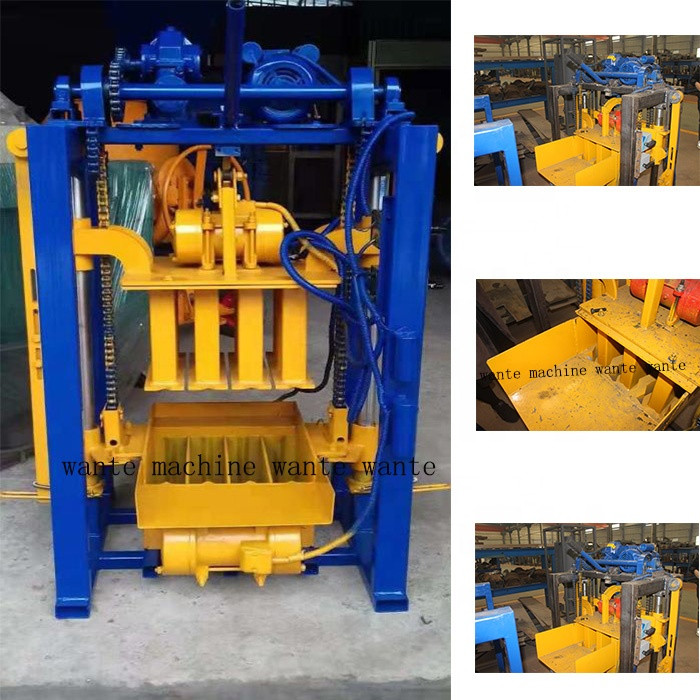 Buy Hands Brick Making Machinery Concrete Block Making Machine from ...