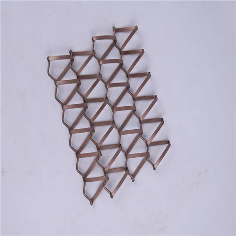 Buy Hot Sale Stainless Steel Spiral Link Decorative Metal Wire Mesh ...