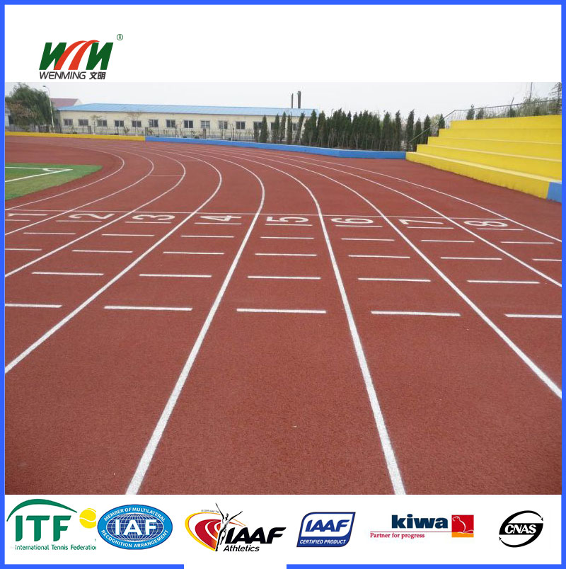 Buy Iaaf Approved Spray-coat Rubber Running Track Paint Epdm Granules ...