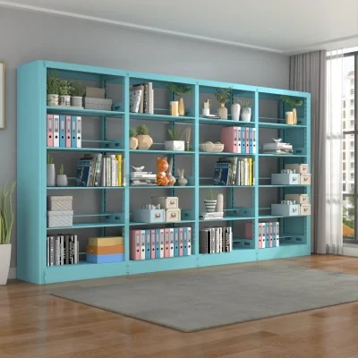 Buy Library Book Shelf Filing Cabinet Document Rack Mobile Bookcase ...