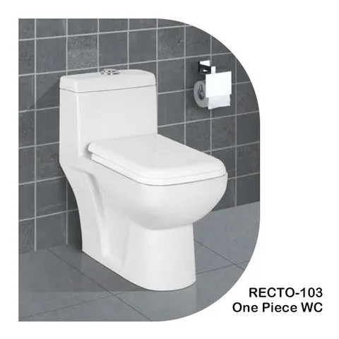 Buy Luxury Modern Design One Piece Toilet Set Wc Recto-103 White ...