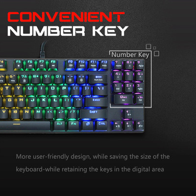 Buy Metoo Zero Mechanical Gaming Keyboard And Gaming Mouse Combo Set ...