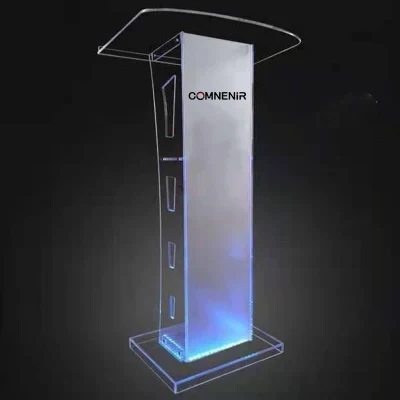 Buy Modern Acrylic Smart Podium Plexiglass Pulpit Conference School ...