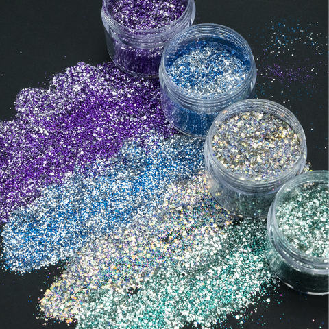 Buy New Design Holographic Glitter Powder Factory Supply Customized ...