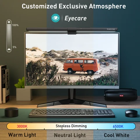 Buy Northland Portable Creative Led Computer Screen Light Bar Wireless ...