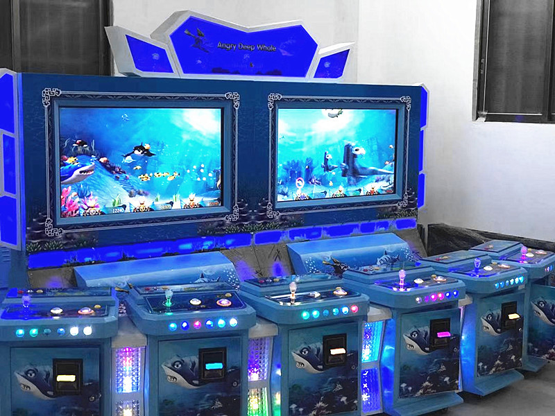 Buy Original 3d Angry Deep Whale Fishing Arcade Game Board With Dual ...