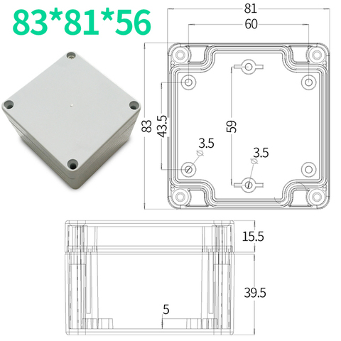 Buy Outdoor Waterproof Case Enclosure Plastic Cable Communication ...