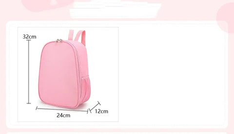 Buy Pink Ballet Dance School Bag Girl Backpack For Dancing Pink Bow ...