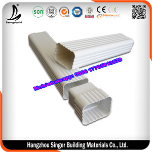 Buy Pvc Rain Water Gutters And Gutter Fitting For Plastic Profile from ...