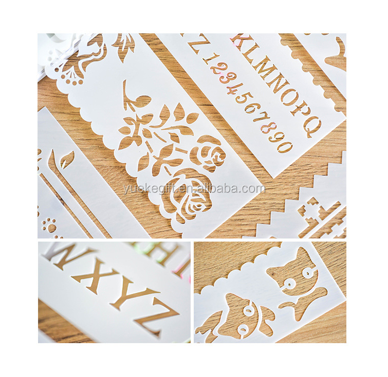 Buy Pvc Template Stencil, Stencils For Painting On Recycled Plastic ...