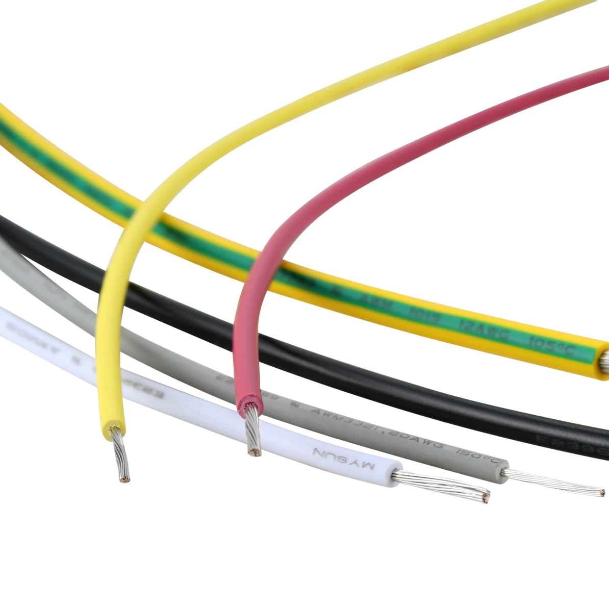Buy Pvc Wires 22 Awg Red And 26awg Black Color Sr Pvc Insulation Wires ...