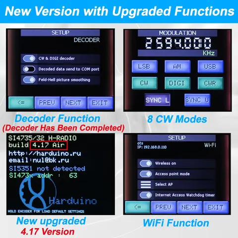 Buy Receptor De Radio Fm Ats 25 Ats-25 Max Decoder All Full Band Ham Shortwave Radio Manual Wifi ...