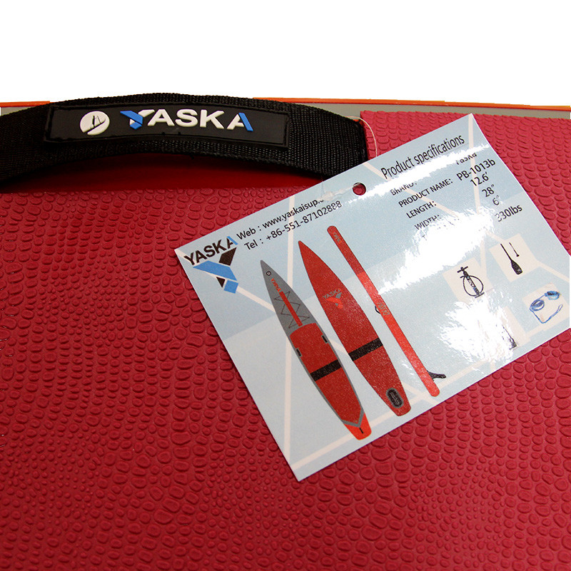 Buy Red Color Long Race Paddle Surf Board Inflatable Sup Paddle Board ...