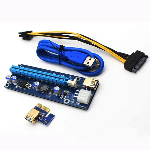 Buy Risers Ver 009s Pci-e 1x To 16x Riser Card Extender Pci Express ...