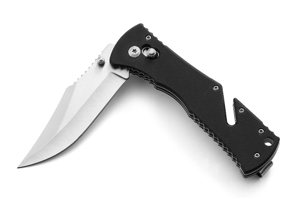 Buy Sr637a Pocket Knife Stainless Steel Knife Sliding Blade Knife from ...