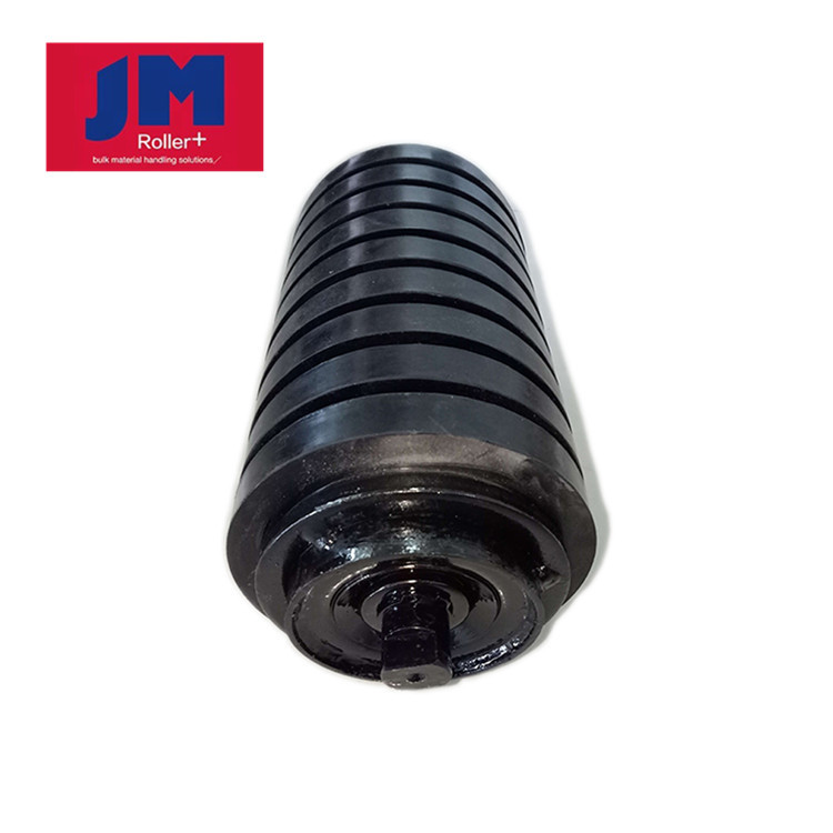 Buy Steel Core Heavy Duty Rubber Roller Coated Conveyor Roller from ...