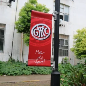 Buy Street Outdoor Light Pole Advertising Flag Media Ads Banner Holder ...