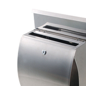 Buy Wall Mounted Mailbox Stainless Steel Mailbox Locking Key Mailbox ...