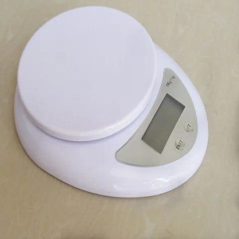 Buy White Kitchen Scale Household Accurate Scale Portable Mini Weight ...