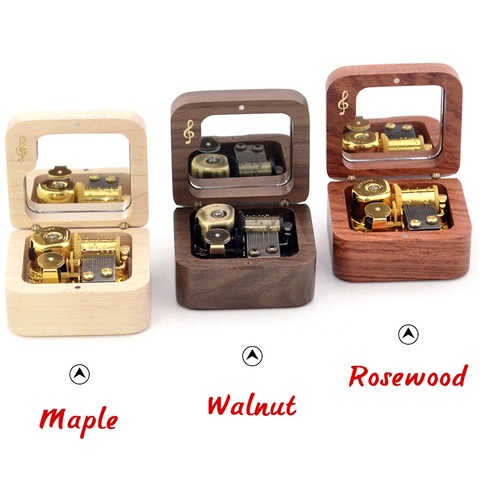 Buy Wholesale Custom Wooden Music Box Diy Carved Musical Note Small ...