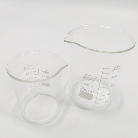 Buy 500 Ml Lab Glassware Borosilicate Chemistry Glass Beaker Measuring ...
