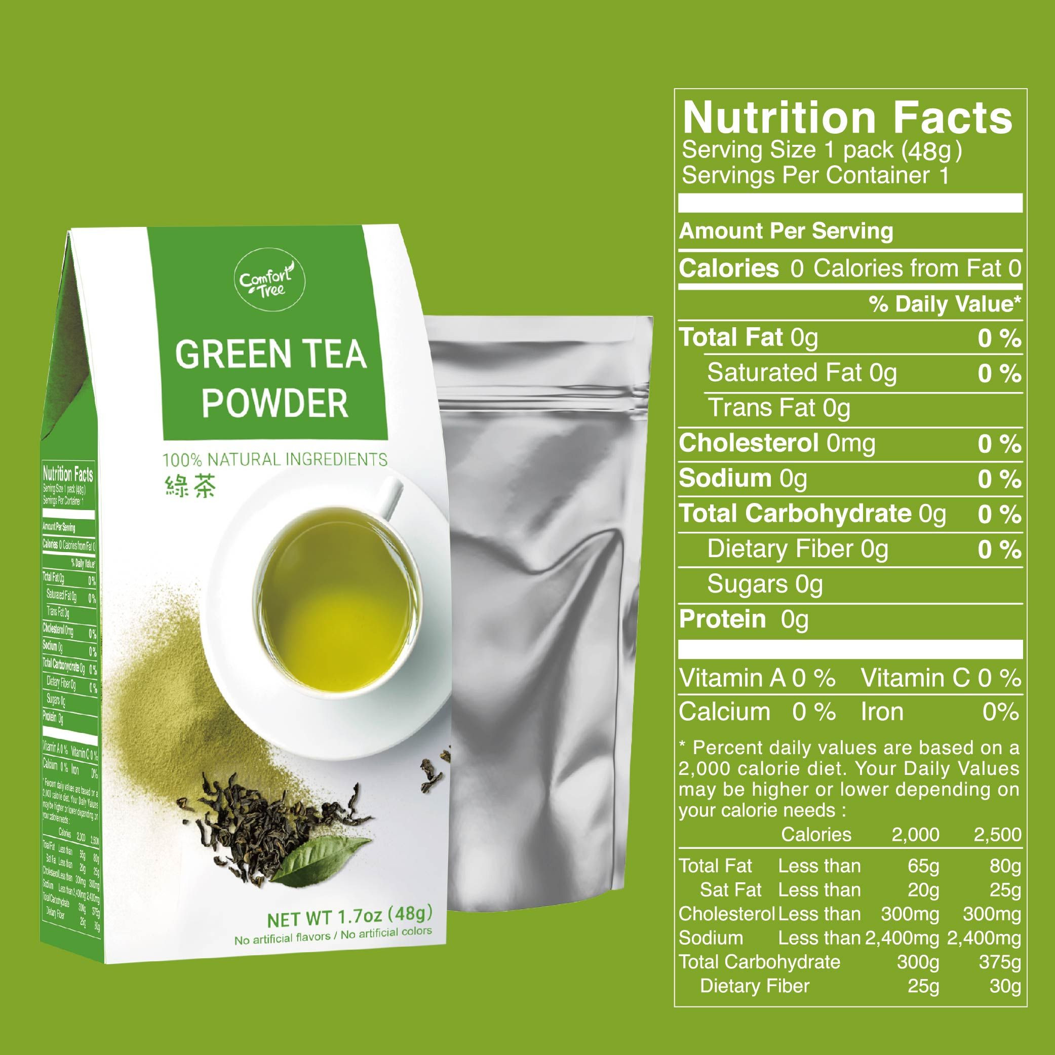 Buy Comfort Tree - Green Tea Powder from YING XUAN ZHUANG INTERNATIONAL ...
