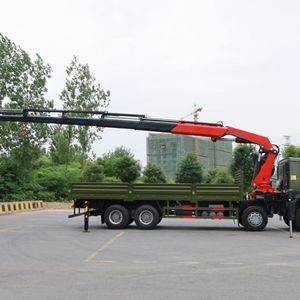 Buy 4x2 Compact Knuckle Boom Truck Crane With Remote Control And ...