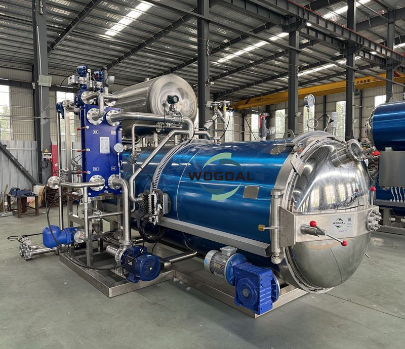 Buy Food Sterilizer Canned Fish Autoclave from Shandong Wogoal ...