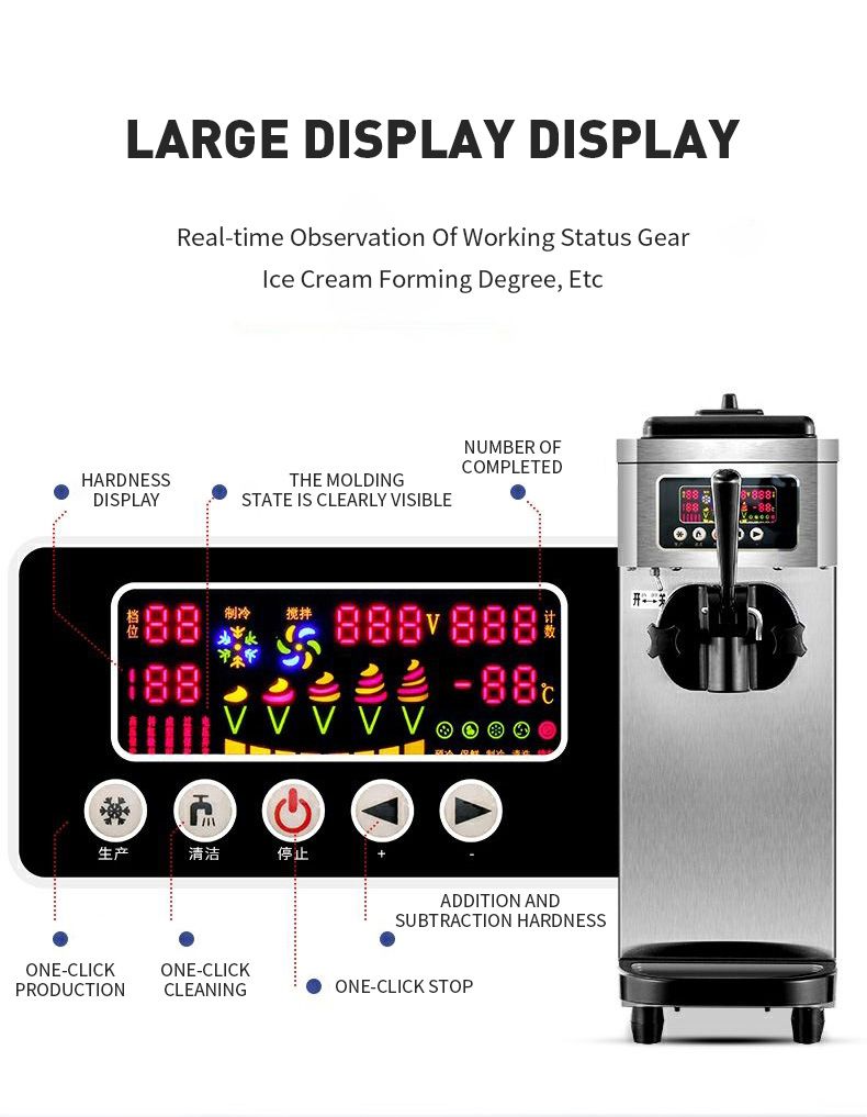 Buy Desktop Soft Ice Cream Machine Makers from Shanghai Enbo E-Commerce ...