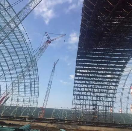 Buy Spherical Steel Structure Grid Frame: Steel Truss Space Frame ...